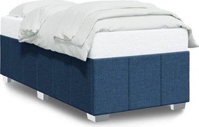 Rám postele bez matrací modrá 90x200 cm textil 3284810