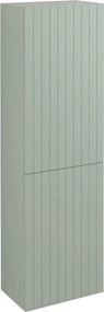 Sapho Espace koupelnová skříňka doplňková vysoká 50 x 172 x 32 cm 2x dvířka levá/pravá verde strip zelená ESC450-4444S