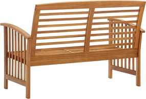 Zahradní lavice 119 cm masivní akáciové dřevo 310259