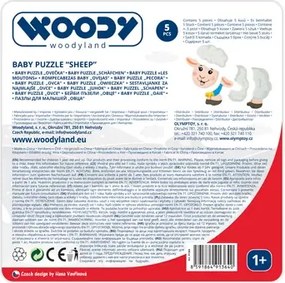 Woody Puzzle Baby - ovečka / od 12 měsíců