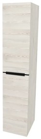Mereo Mailo, koupelnová skříňka vysoká 170 cm, černé madlo, Multidecor, White Loft Pine CN594LPBWLP1
