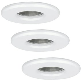 Eglo 94977 - SADA 3x LED koupelnové svítidlo IGOA 1xGU10/3,3W/230V IP44 EG94977