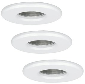 Eglo 94977 - SADA 3x LED koupelnové svítidlo IGOA 1xGU10/3,3W/230V IP44