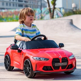 AIYAPLAY dětské elektrické autíčko BMW M4 s dálkovým ovládáním červené