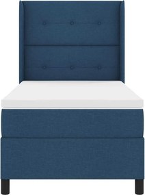 Postel s boxspringem s polštářem Modrá 200 x 80 cm textil 3341615
