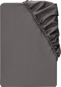 Livarno® Napínací prostěradlo z jemného flanelu, 90-100 x 200 cm (tmavě šedá)