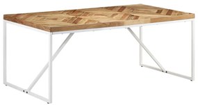 Jídelní stůl 180 x 90 x 76 cm masivní akácie a mangovník 323551