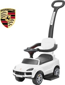 Dětské odrážedlo s vodící tyčí Milly Mally Porsche Cayenne white