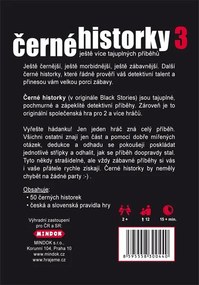 MINDOK HRA Černé historky 3.díl *SPOLEČENSKÉ HRY* mn044