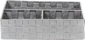 Šedý koupelnový organizér Compactor Stan, 32 x 25 cm
