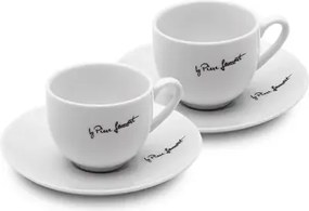 Lamart Kaffe Sada Šálek+ Podšálek 2+2ks 90ml bílá / porcelán