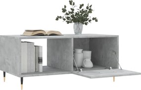vidaXL Konferenční stolek 90 x 50 x 40 cm kompozitní dřevo [829192] Barva: Betonová šedá