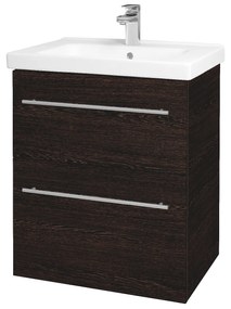 Dřevojas Koupelnová skříň BIG INN SZZ2 65 Varianta: D08 Wenge / Úchytka T02 / D08 Wenge