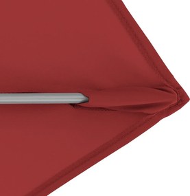 Doppler EXPERT zahradní slunečník 220 x 140 cm bordó