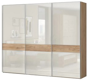 Skříň 3d Gala pk281/gl pacific walnut/beige