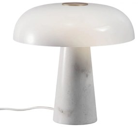 Mramorová elegantní stolní lampička Glossy v minimalistickém designu