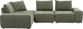 XXXLutz SEDACÍ SOUPRAVA, textil, olivově zelená Xora - Sedací soupravy - 000552036301