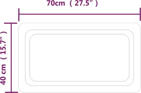 Koupelnové zrcadlo s LED osvětlením 40x70 cm 3154092