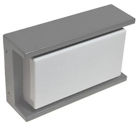 BOWI Venkovní nástěnné svítidlo ARAGO 1xE27/60W/230V IP54 šedá SKU045927