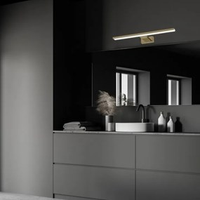 Milagro Shine Style 60cm koupelnové led svítidlo Barva: Černo - zlatá