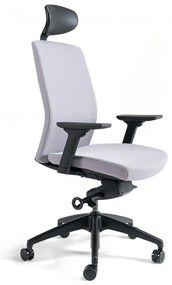 Office Pro Kancelářská ergonomická židle BESTUHL J2 SP — více barev, s podhlavníkem Šedá 206