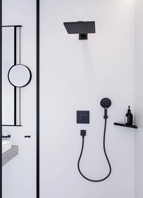 Hansgrohe AddStoris, dvojitý háček, matná černá, HAN-41755670