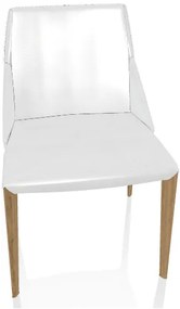 BONTEMPI - Židle Sally s dřevěnou podnoží