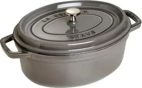 Staub La Cocotte 40500-276-0 šedá / Pekáč / Oval / 27 cm