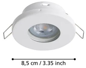 Eglo 901759 - SADA 3xLED Koupelnové svítidlo FAVAZZINA 1xGU10/4W/230V IP44 bílá
