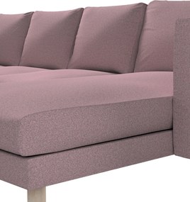 Potah na pohovku IKEA Norsborg 4-místná se šezlongem barva růžová látka pletený vzor