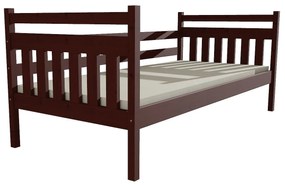 Dětská postel masiv 034 borovice masiv 90 x 190 cm ořech