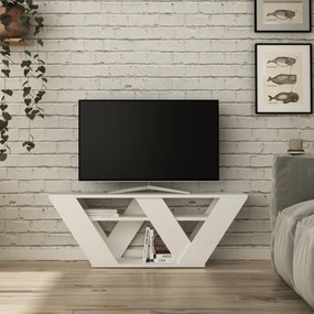 TV stolek PIPRALLA 110 cm bílý