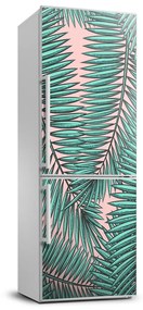Wallmuralia Fototapeta samolepící na ledničku Listy palmy 60x180 cm