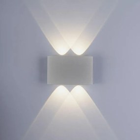 PN 9487-21 CARLO LED nástěnné svítidlo, venkovní osvětlení, stříbrná 3000K - PAUL NEUHAUS