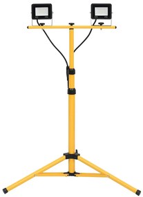 LED reflektor se stojanem 2 x 20 W studené bílé světlo 149659