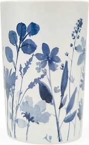 Porcelánový hrnek Modrá louka, 300 ml – akvarelový motiv divoké louky, matný povrch