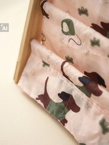 Sinsay - Dětský regál na knihy s jezevčíky - zelená