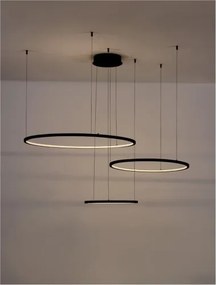Závěsné LED svítidlo NOVA LUCE PURPLE 80W 3000K 9210312 stmívatelné Triac