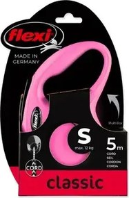 Flexi Black Design S lanko 5m černo-růžové / Vodítko