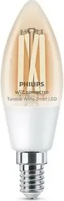 Philips Smart filament E14 4.9W bílá / chytrá LED žárovka / 470 lm / 2