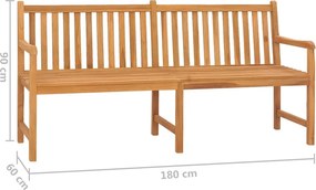 Zahradní lavice 180 cm masivní teakové dřevo 316632