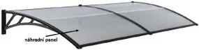 Rojaplast Panel polykarbonátu pro vchodový přístřešek 970x493,5mm