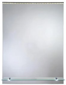Amirro Orion Zrcadlo 50 x 70 cm s LED osvětlením a poličkou, 901-374