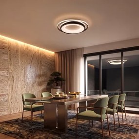 BRILAGI - LED Stm stropní svítidlo FLARE LED/84W/230V 47x51 cm černá + DO