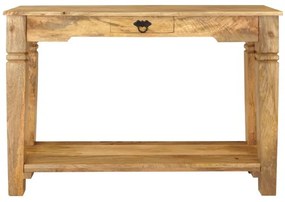 Indický nábytek - Konzolový stůl Guru 110x76x35 z masivu mango Mango natural