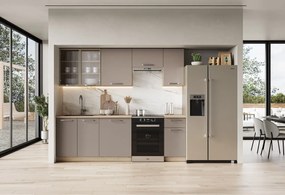 Kuchyňská linka Alicante 240 cm dub Cremona/béžová