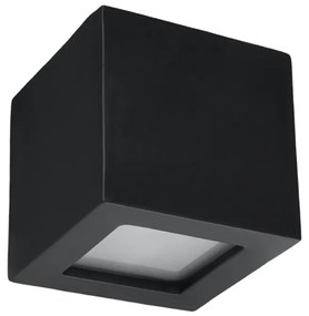 LEO Nástěnné keramické světlo, černá SL.0872 - Sollux