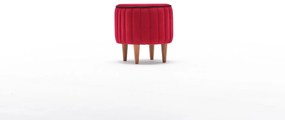 Atelier del Sofa Taburet Lindy Puf - Red, Červená