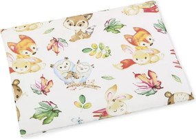 Bellatex Polštářek pro kojence do postýlky Bílá,Žlutá 42x32 cm, (tenký)