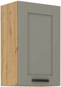 Kuchyňská skříňka LUNA 45 G-72 1F korpus: dub artisan, barva dvířek: světle šedá CLAY
